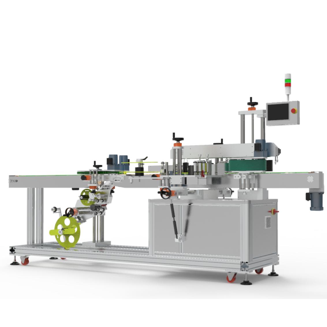 Front & Back & Bottom Labeling